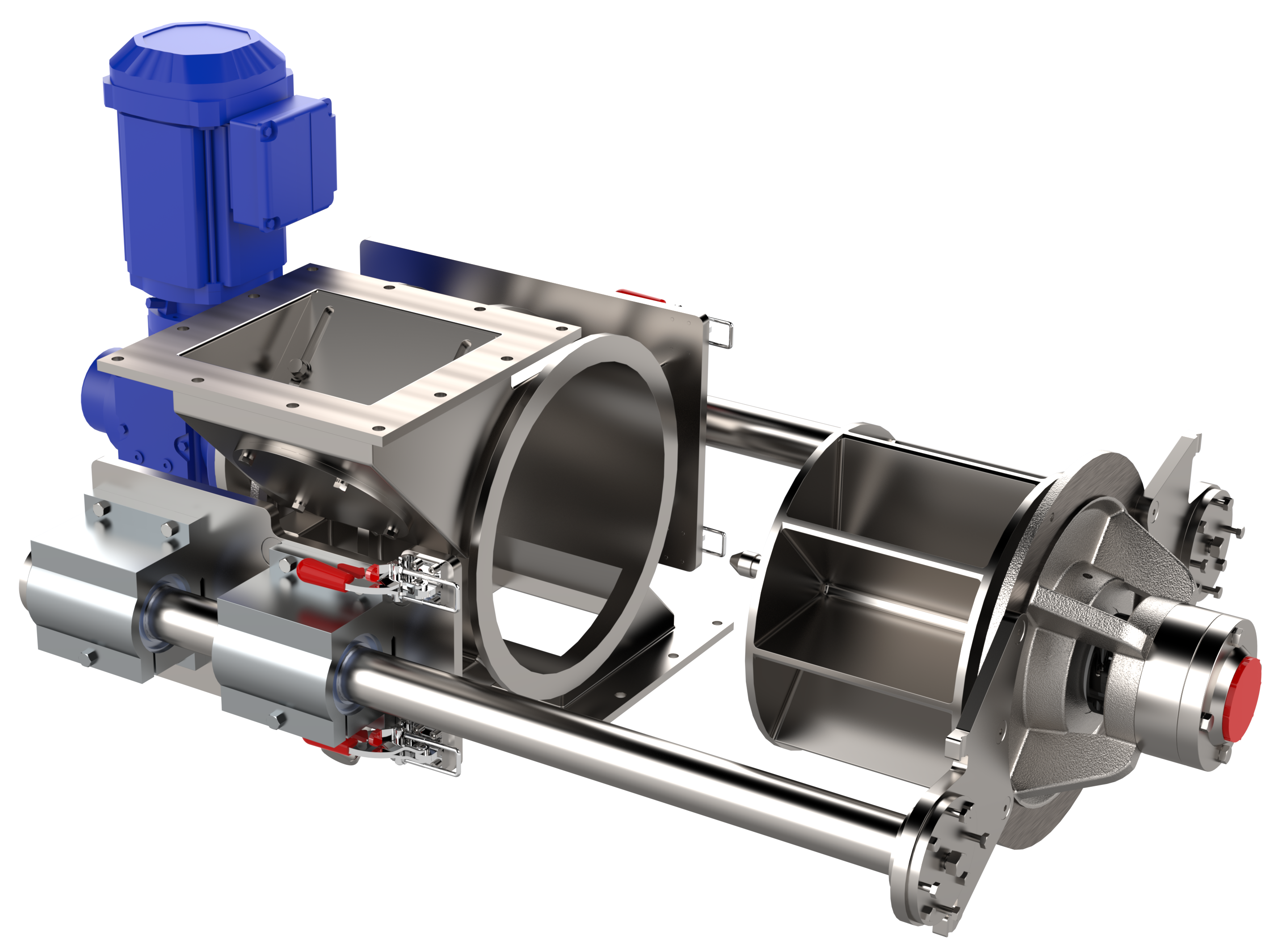 S-Pellet Rotary Valve With Quick-Clean RotorRail™ | ACS Valves